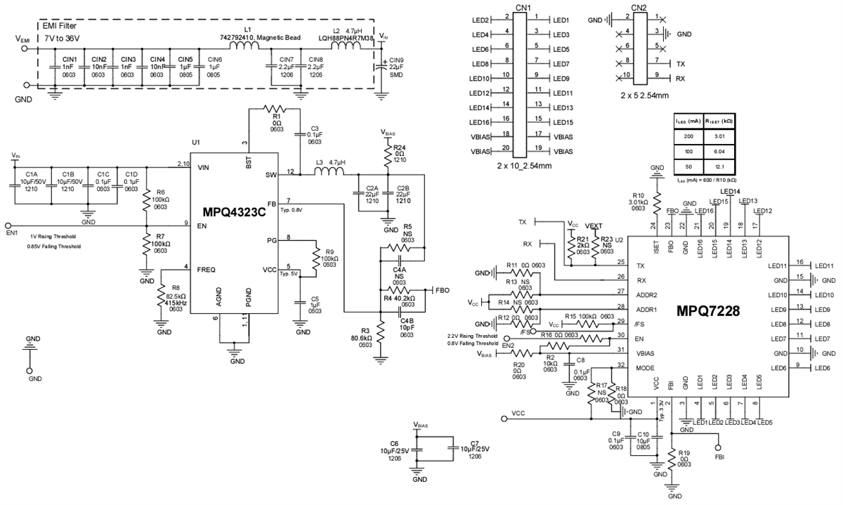 EVQ7228-QJ-00A Evaluation Board - MPS | Mouser